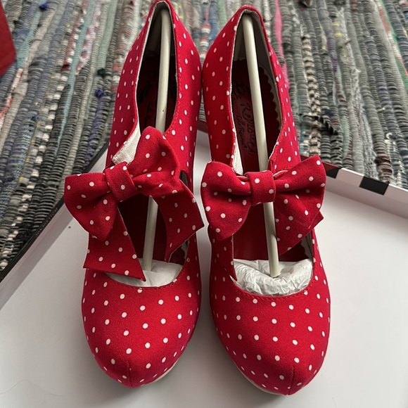Lola Ramona | Shoes | Nib Lola Ramona Revisited Polkadot Retro Pumps ...